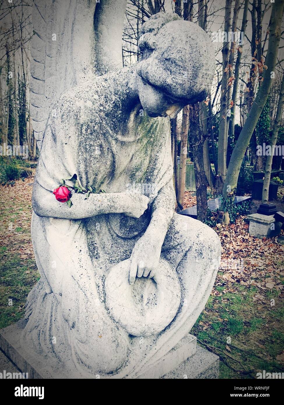 Stone statue weathered damaged hi-res stock photography and images - Alamy