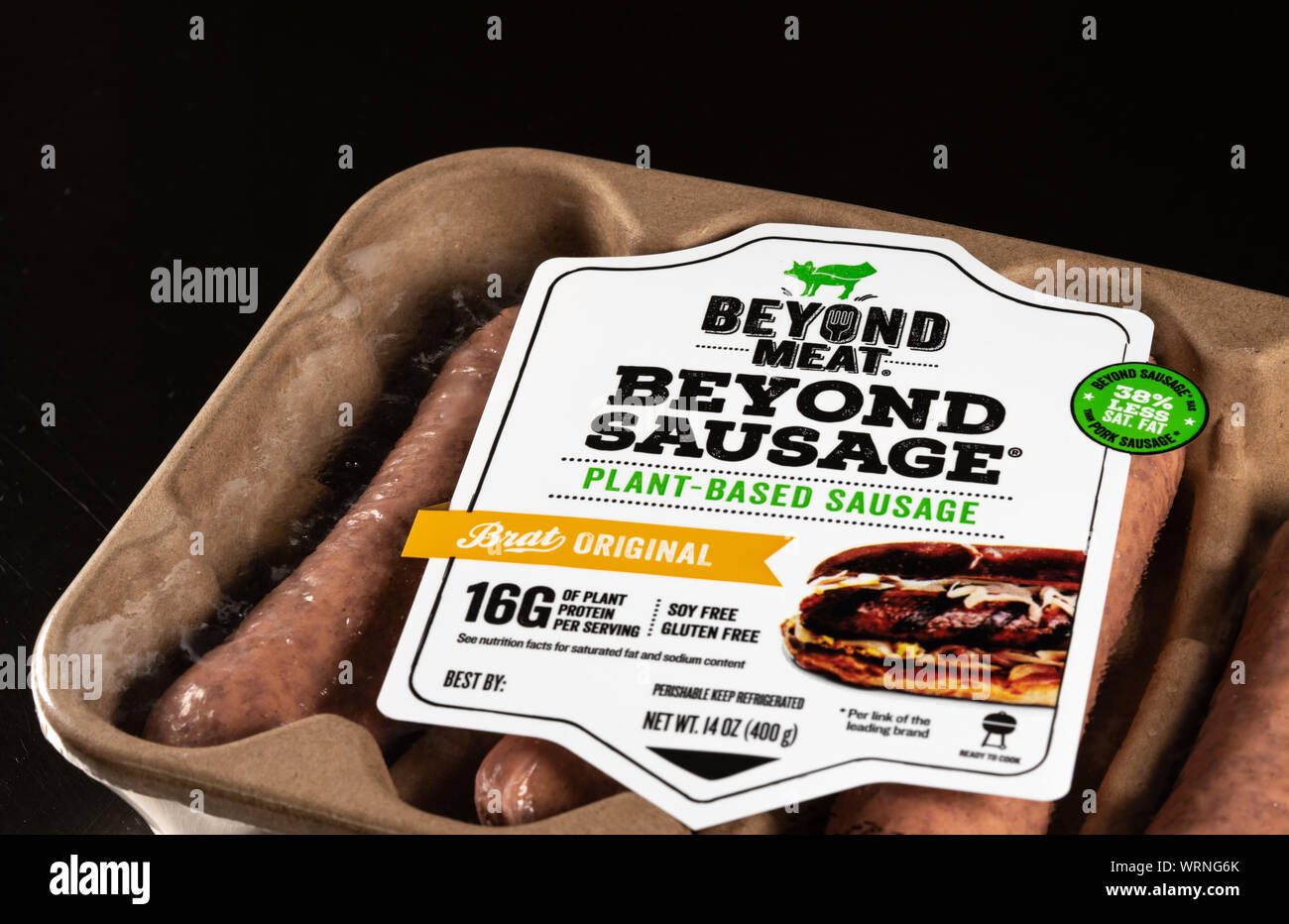 Beyond Meat company sausage known as Beyond Sausage is a vegetable ...