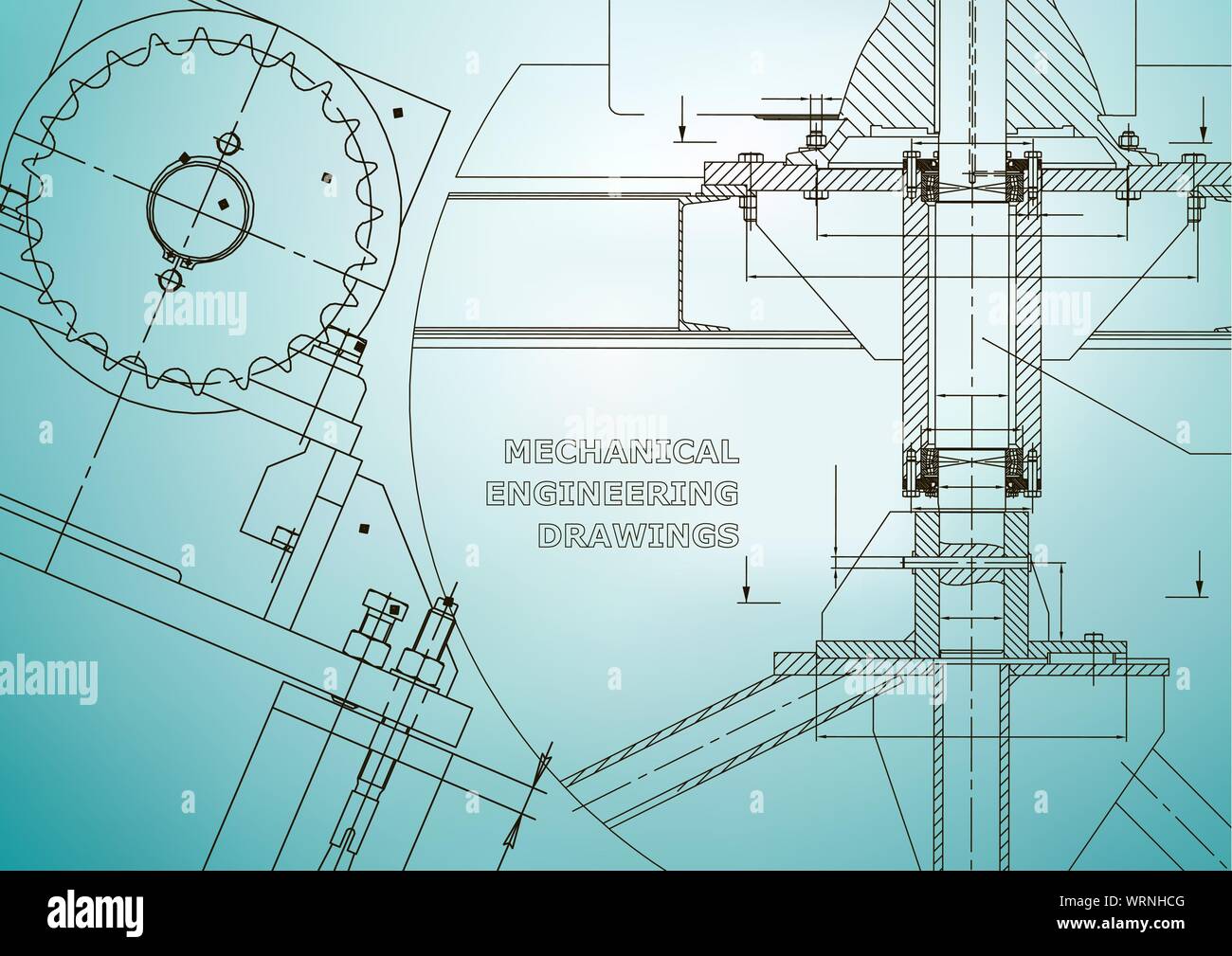 Blueprints. Mechanical construction. Technical Design. Engineering ...