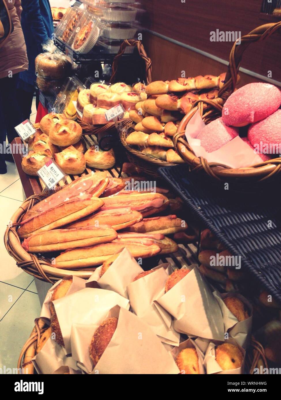Baguette and buns hi-res stock photography and images - Alamy
