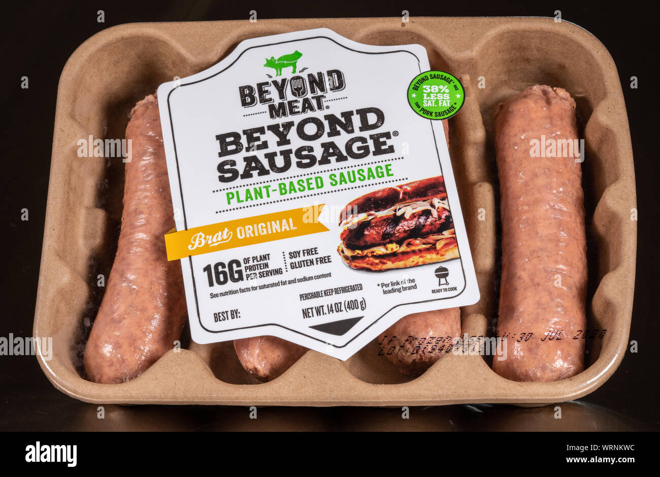 Beyond Meat company sausage known as Beyond Sausage is a vegetable ...