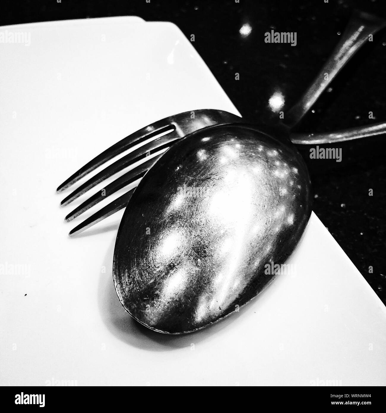 Plate upside down hi-res stock photography and images - Alamy