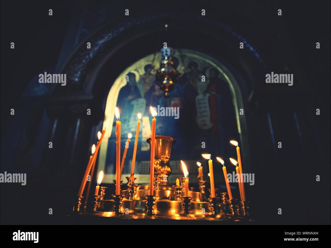 Burning church hi-res stock photography and images - Alamy