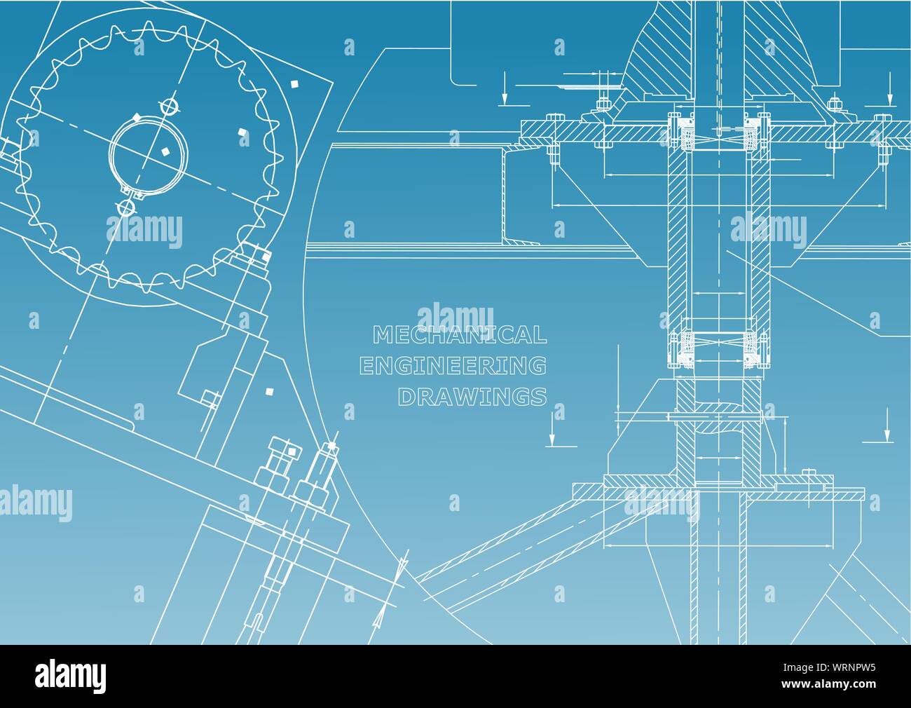 Blueprints. Mechanical construction. Technical Design. Engineering ...