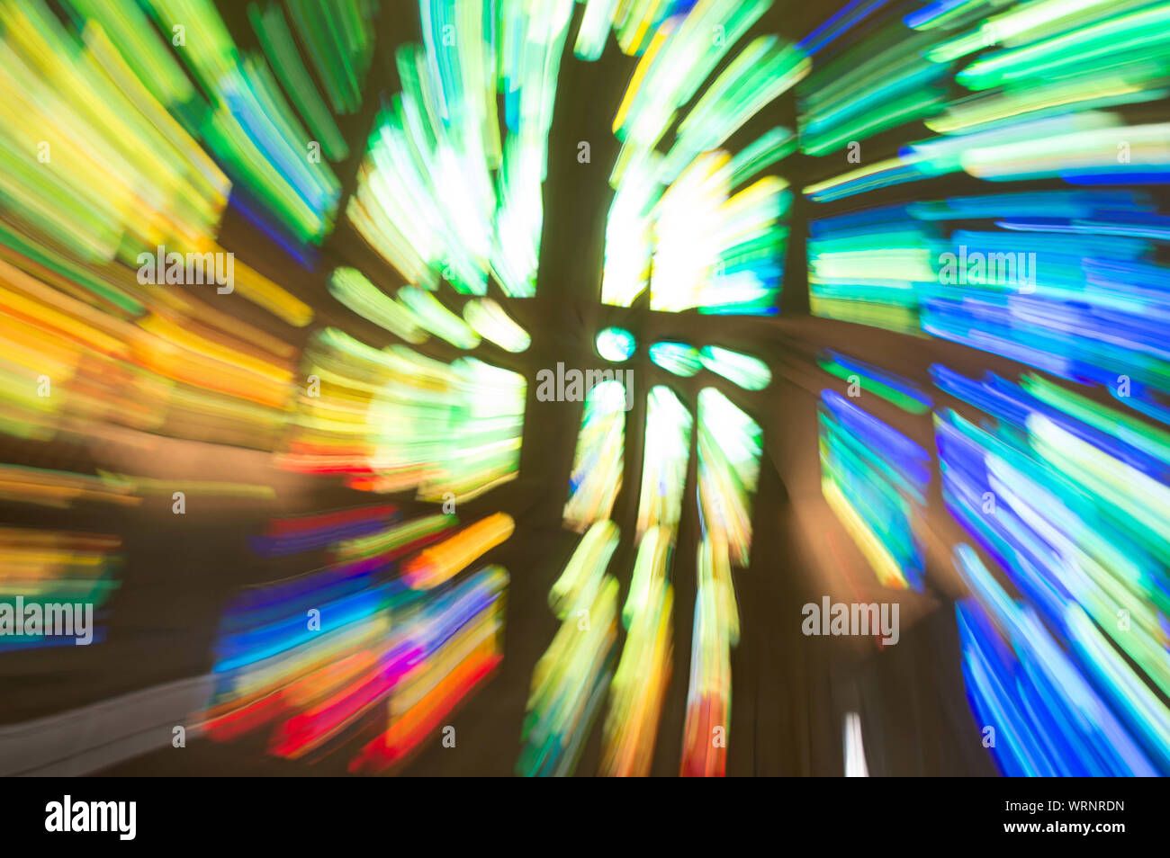 Creative Window of La Sagrada Familia in Barcelona Spain Stock Photo ...