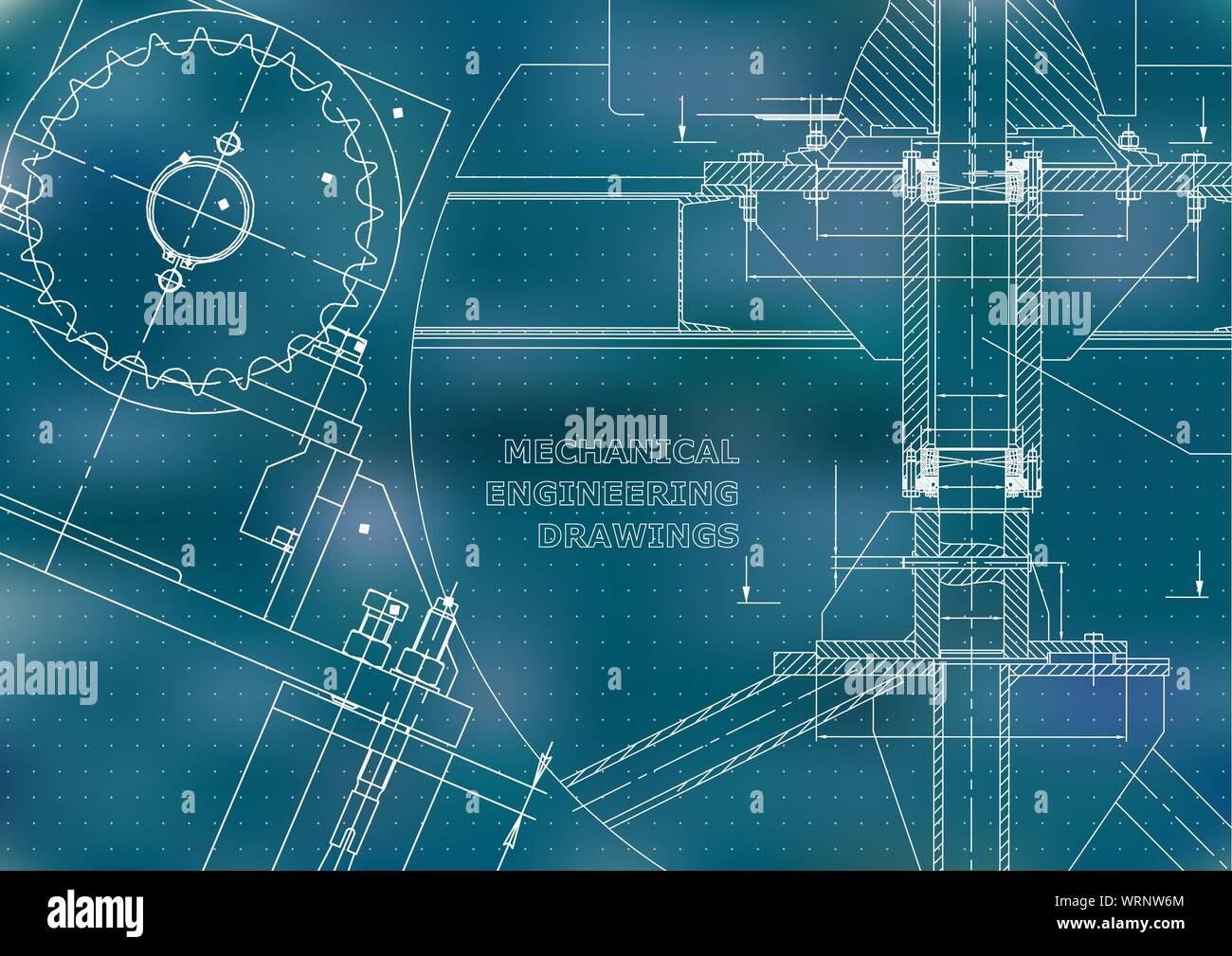 Blueprints. Mechanical construction. Technical Design. Engineering ...