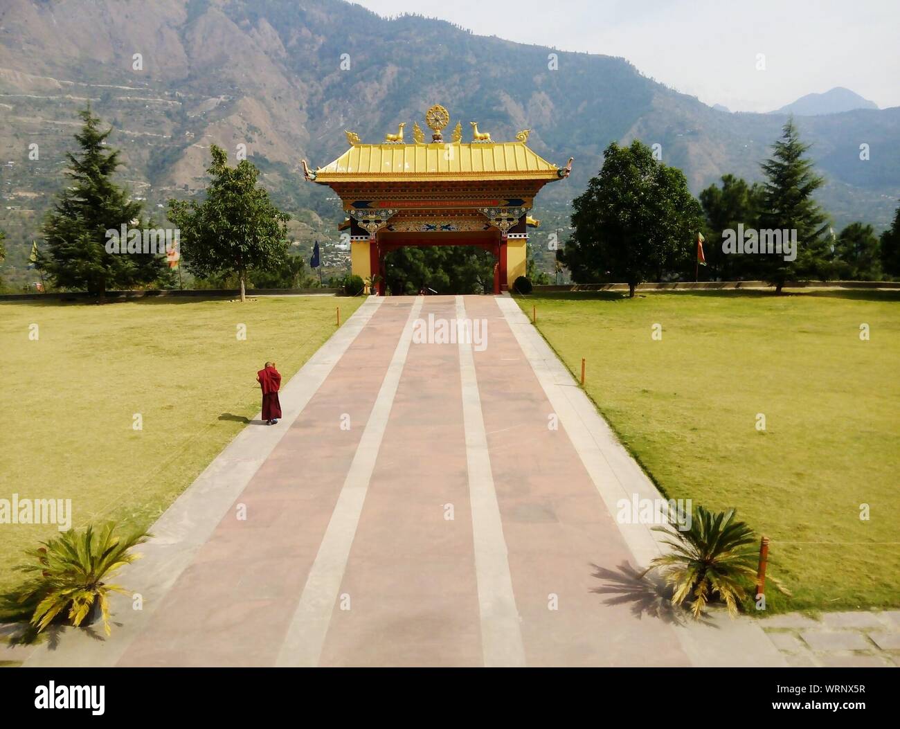 Monk Walking Mountain High Resolution Stock Photography and Images - Alamy
