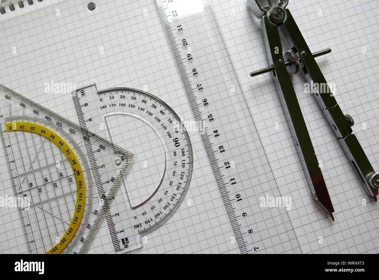 Close up drawing ruler hi-res stock photography and images - Alamy