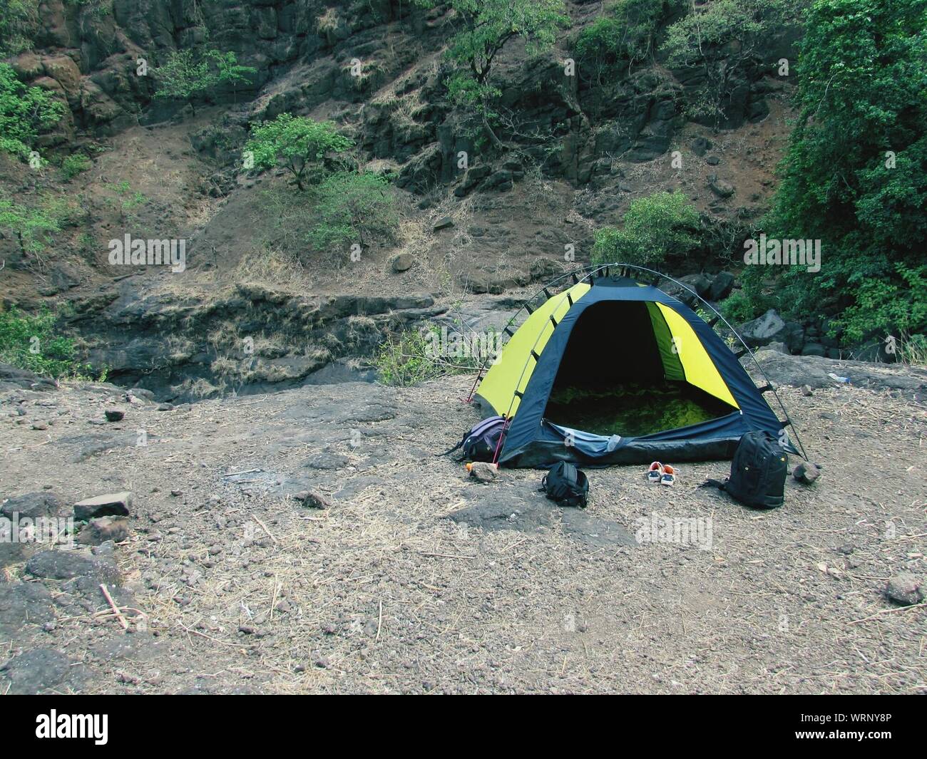 Empty Tent High Resolution Stock Photography and Images - Alamy