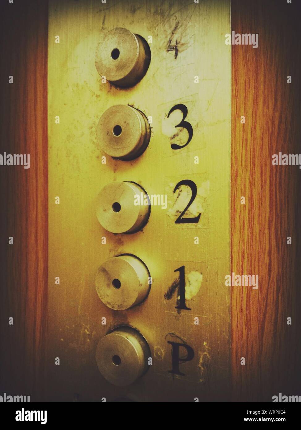 Elevator buttons old hi-res stock photography and images - Alamy