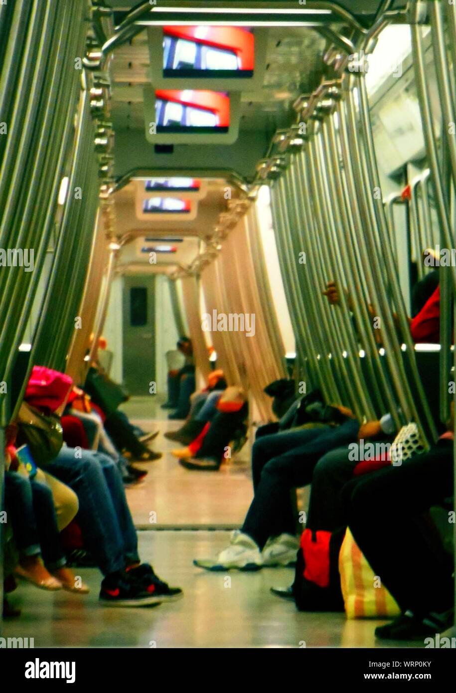 People travelling by train hi-res stock photography and images - Alamy