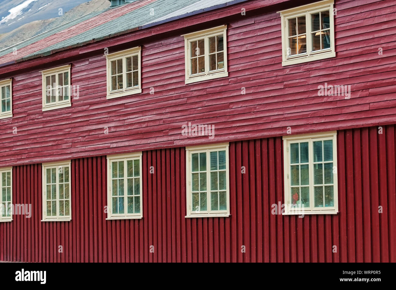 Colorful building, Longyearbyen, Svalbard, Norway Stock Photo - Alamy