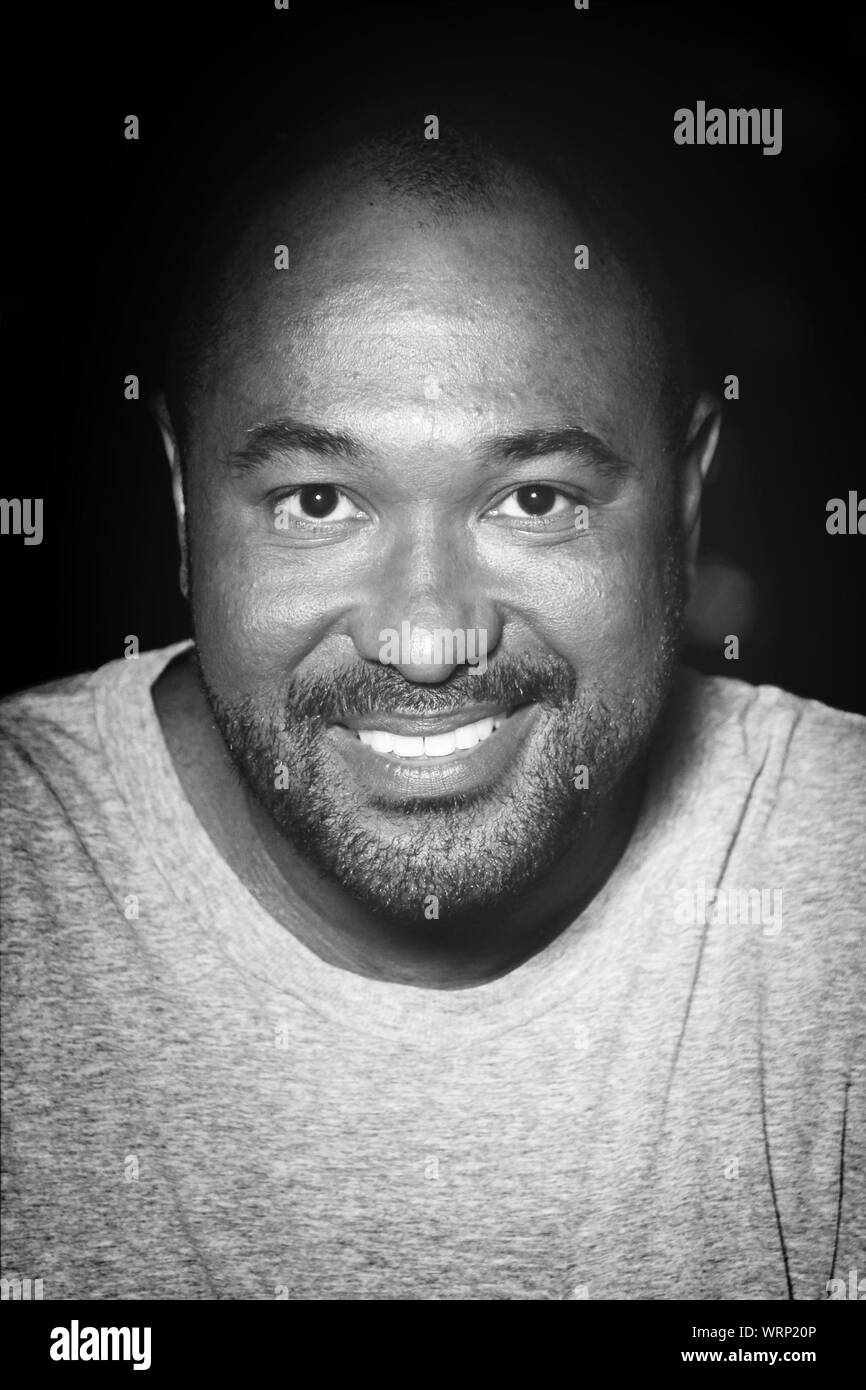 Happy african american mid adult man hi-res stock photography and ...