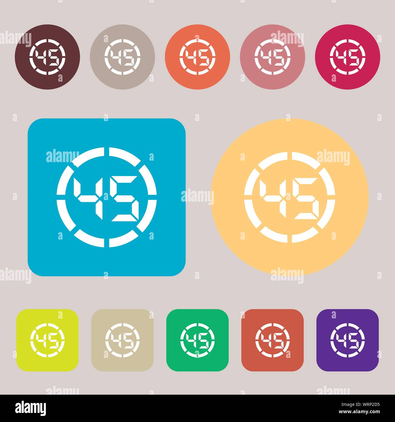 12 min Stock Vector Images - Alamy