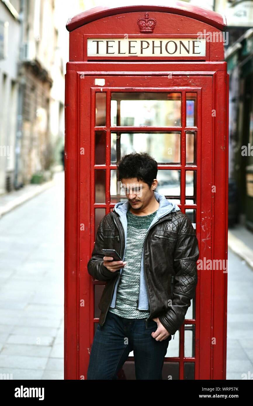 Phone Booth With People High Resolution Stock Photography and Images ...