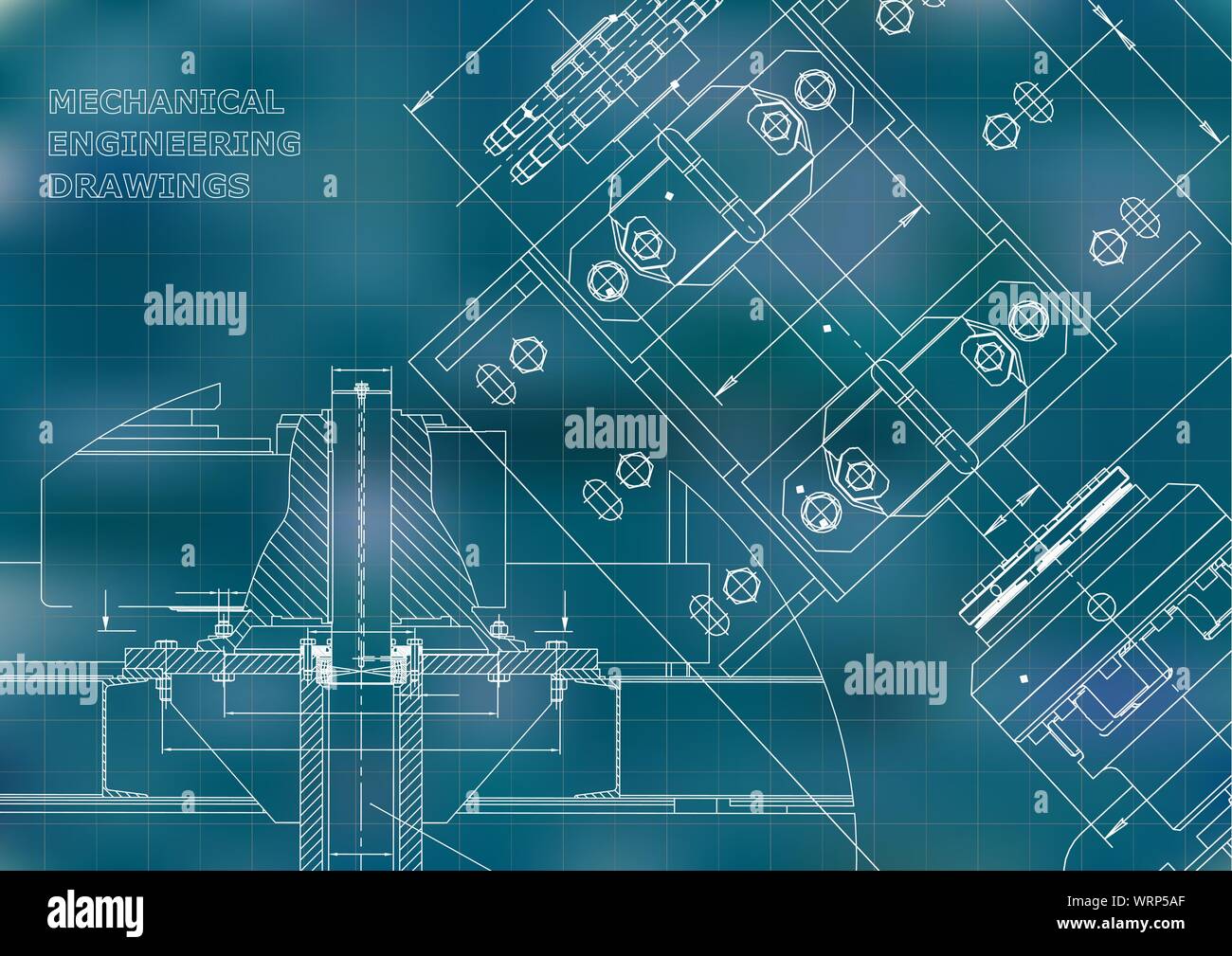 Blueprints. Mechanical construction. Technical Design. Engineering ...