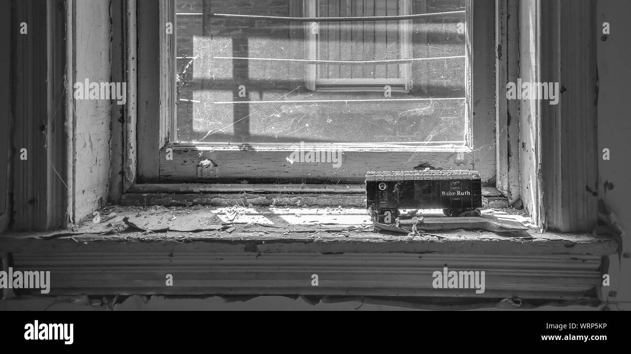 Messy window Black and White Stock Photos & Images - Alamy