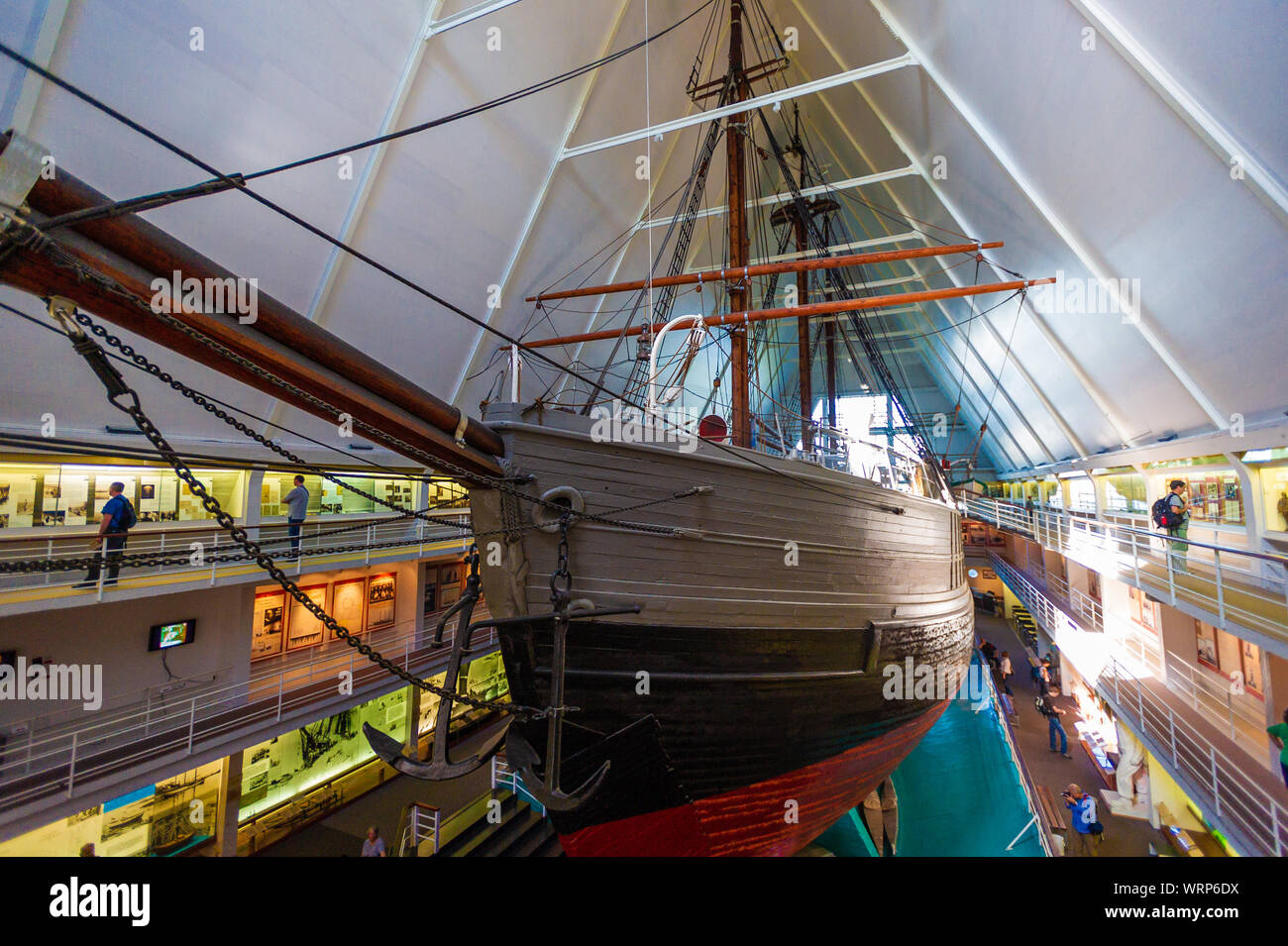 Oslo - July 24. Nansen Fram's Historic Polar Expedition ship in the ...