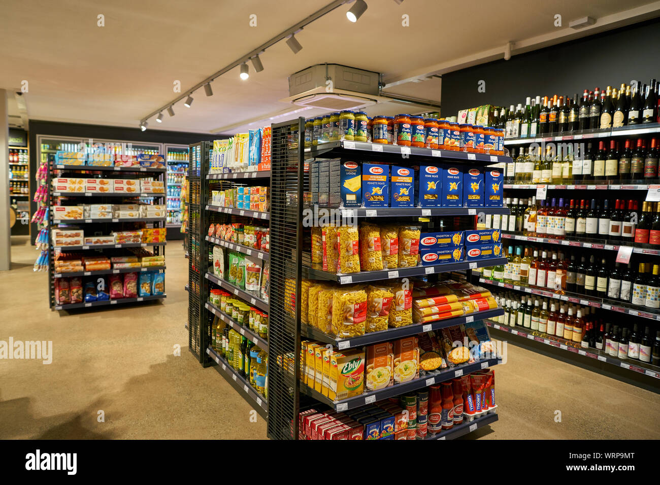 ZURICH, SWITZERLAND - CIRCA OCTOBER, 2018: interior shot of Migrolino ...