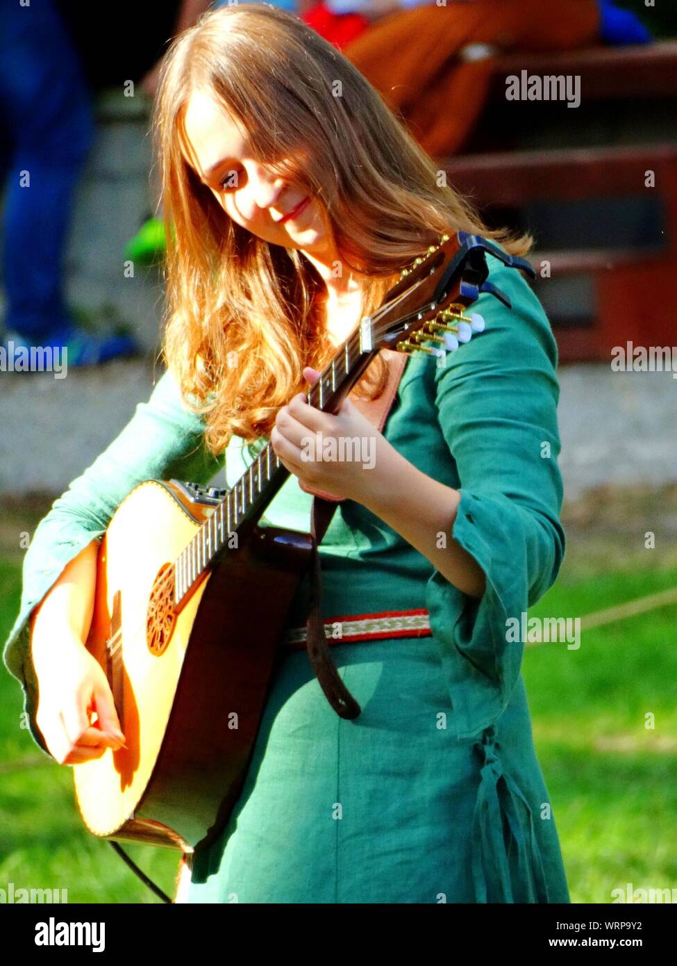 Woman Playing Mandolin High Resolution Stock Photography and Images - Alamy