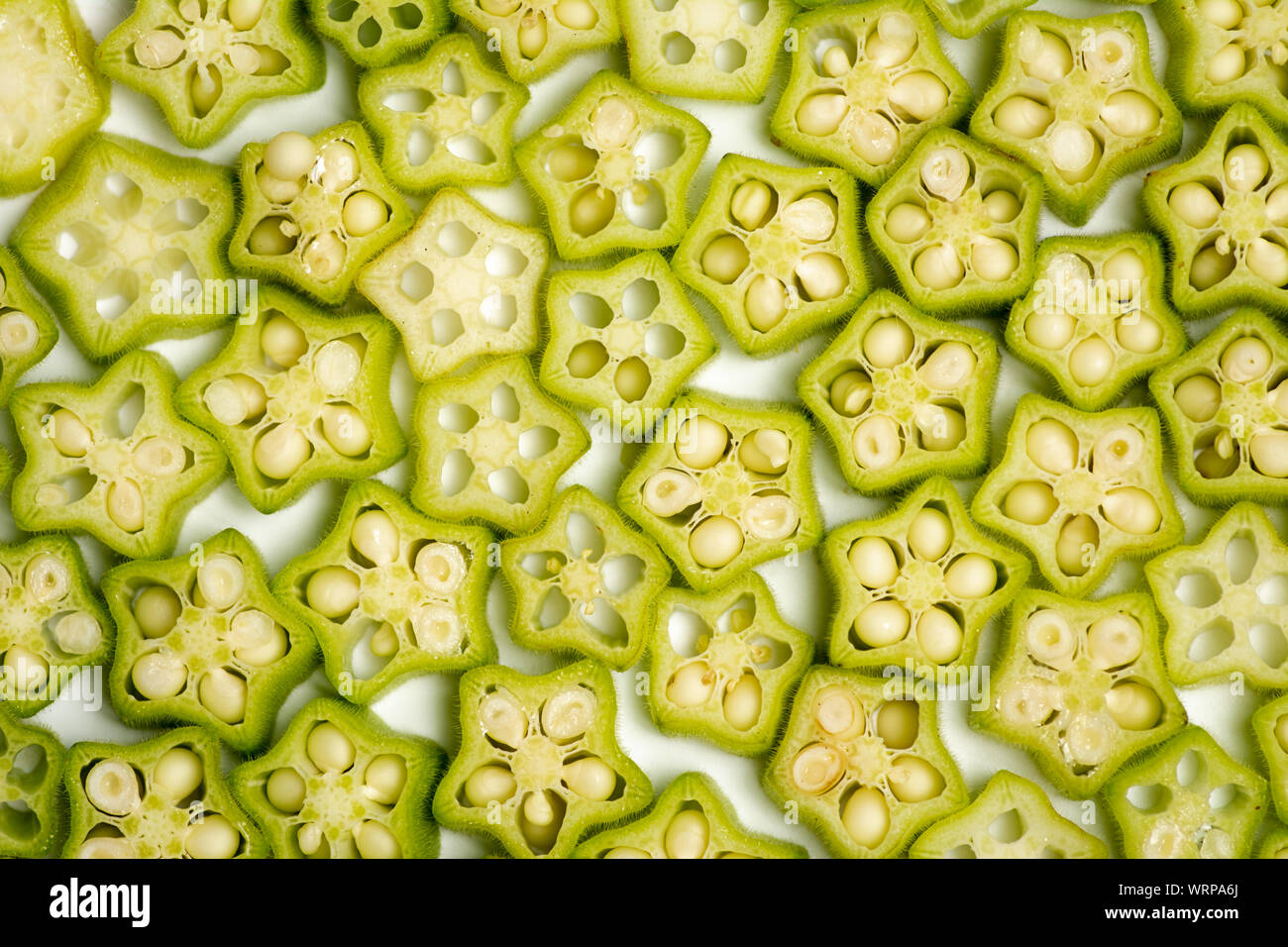 How to clean and cut fresh okra hi-res stock photography and images - Alamy