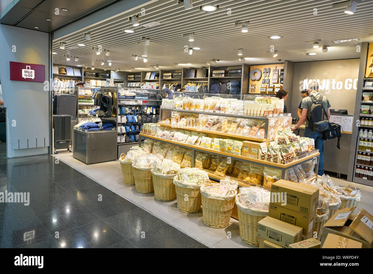HONG KONG, CHINA - CIRCA APRIL, 2019: Muji to Go at Hong Kong ...