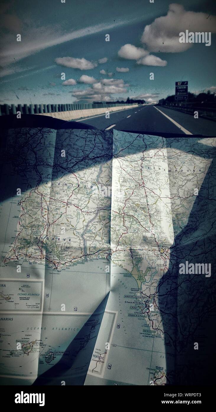 No road map hi-res stock photography and images - Alamy