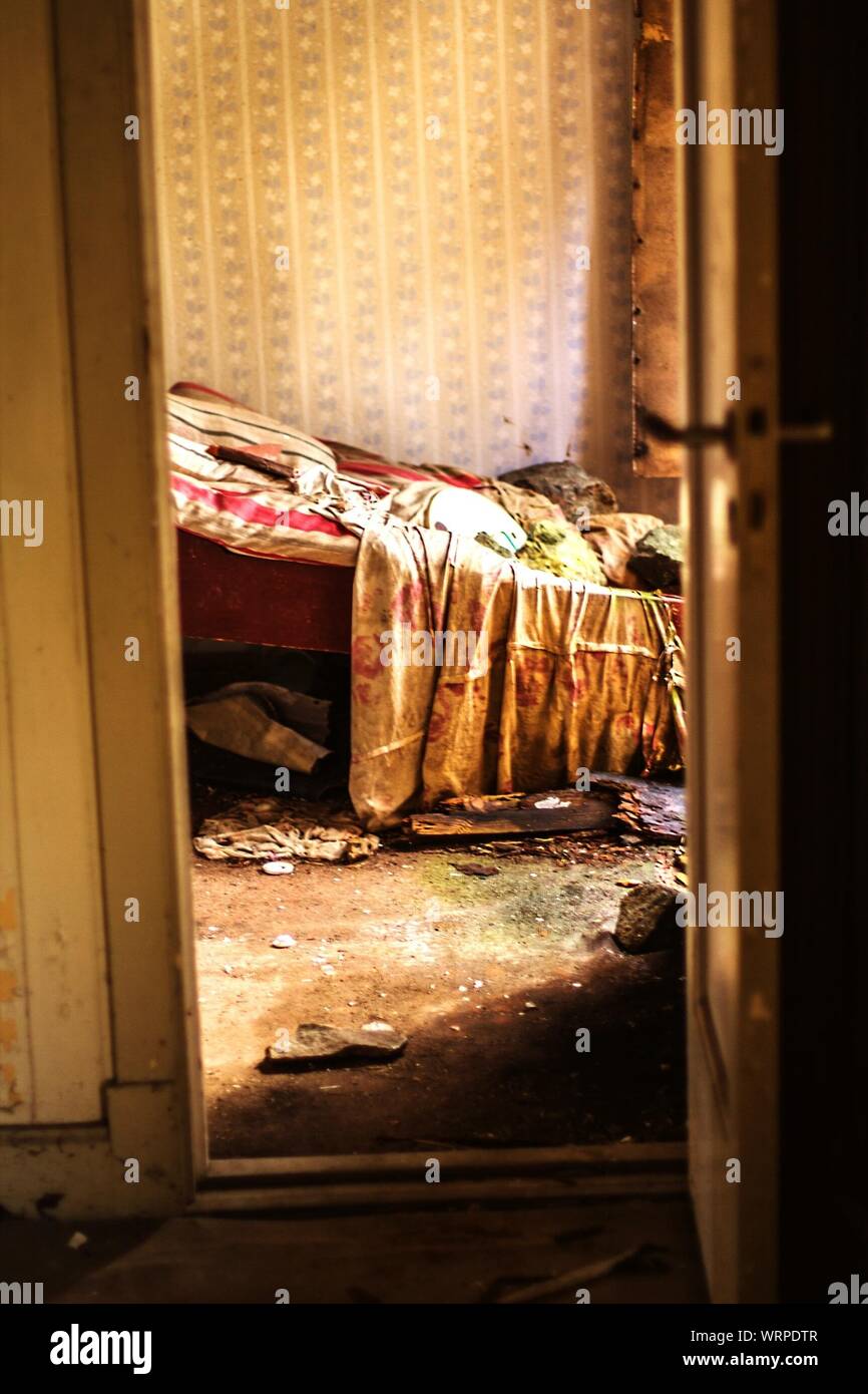 Broken Bed High Resolution Stock Photography and Images - Alamy