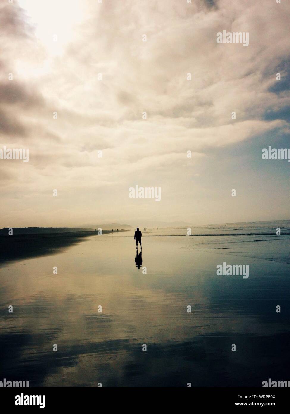 Reflection in the sand hi-res stock photography and images - Alamy