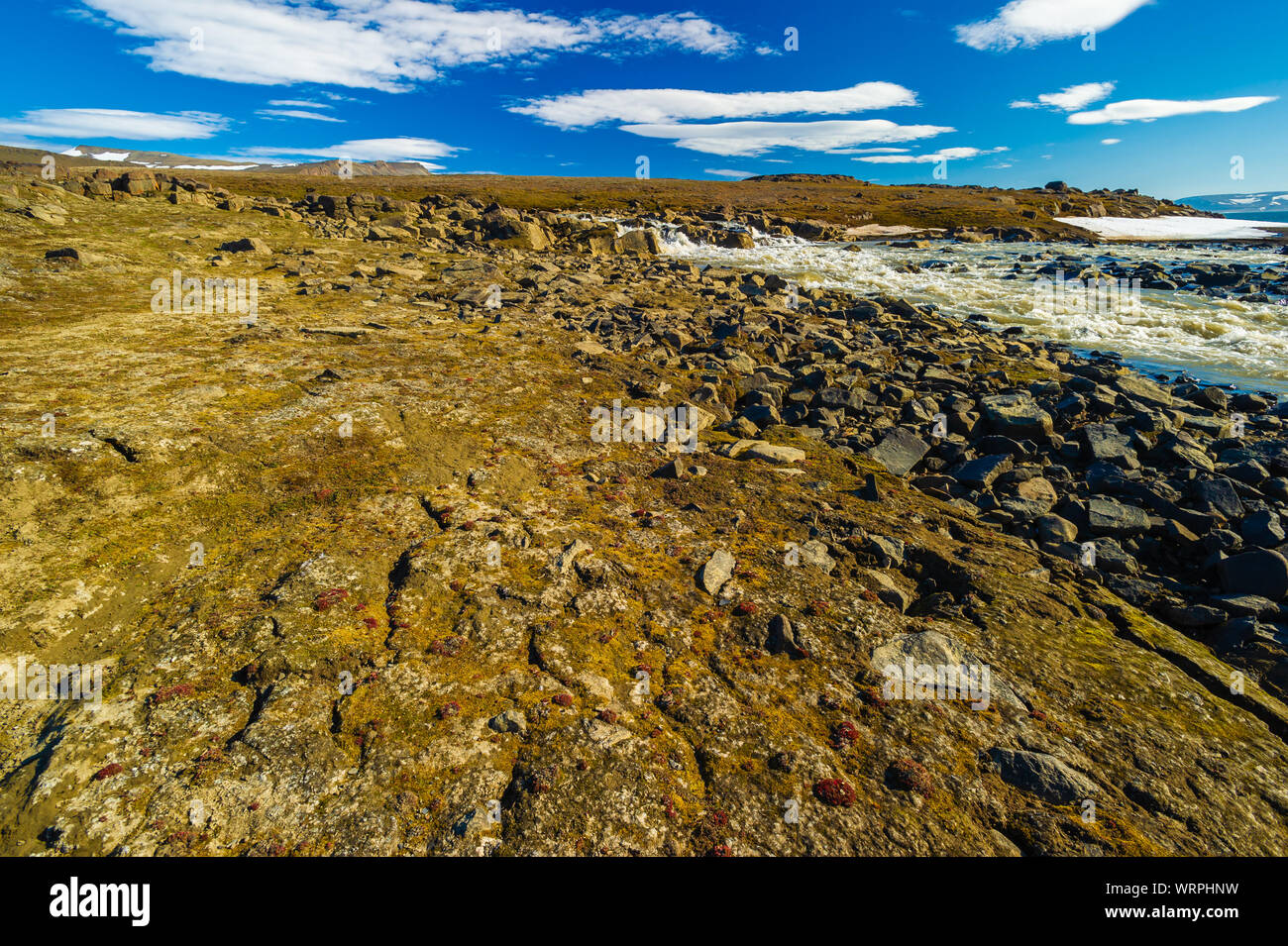 Rocky beach, Barentsoya, Svalbard, Norway Stock Photo - Alamy