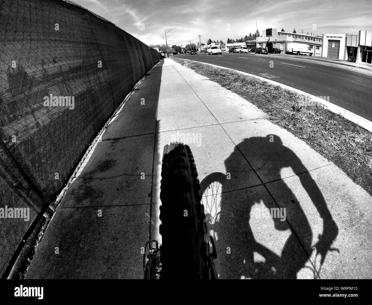 Person riding bicycle hi-res stock photography and images - Alamy