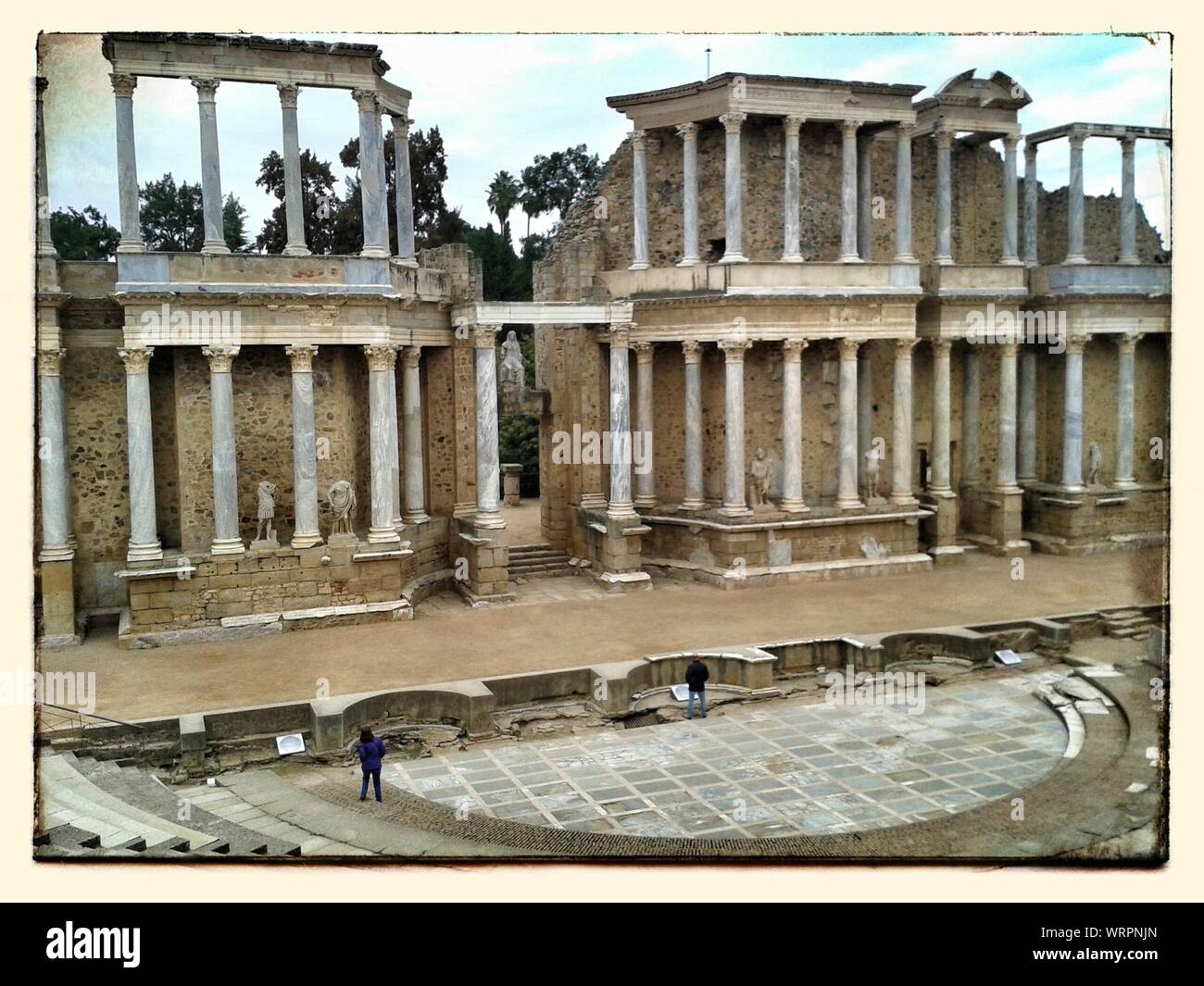 Roman built theater hi-res stock photography and images - Alamy