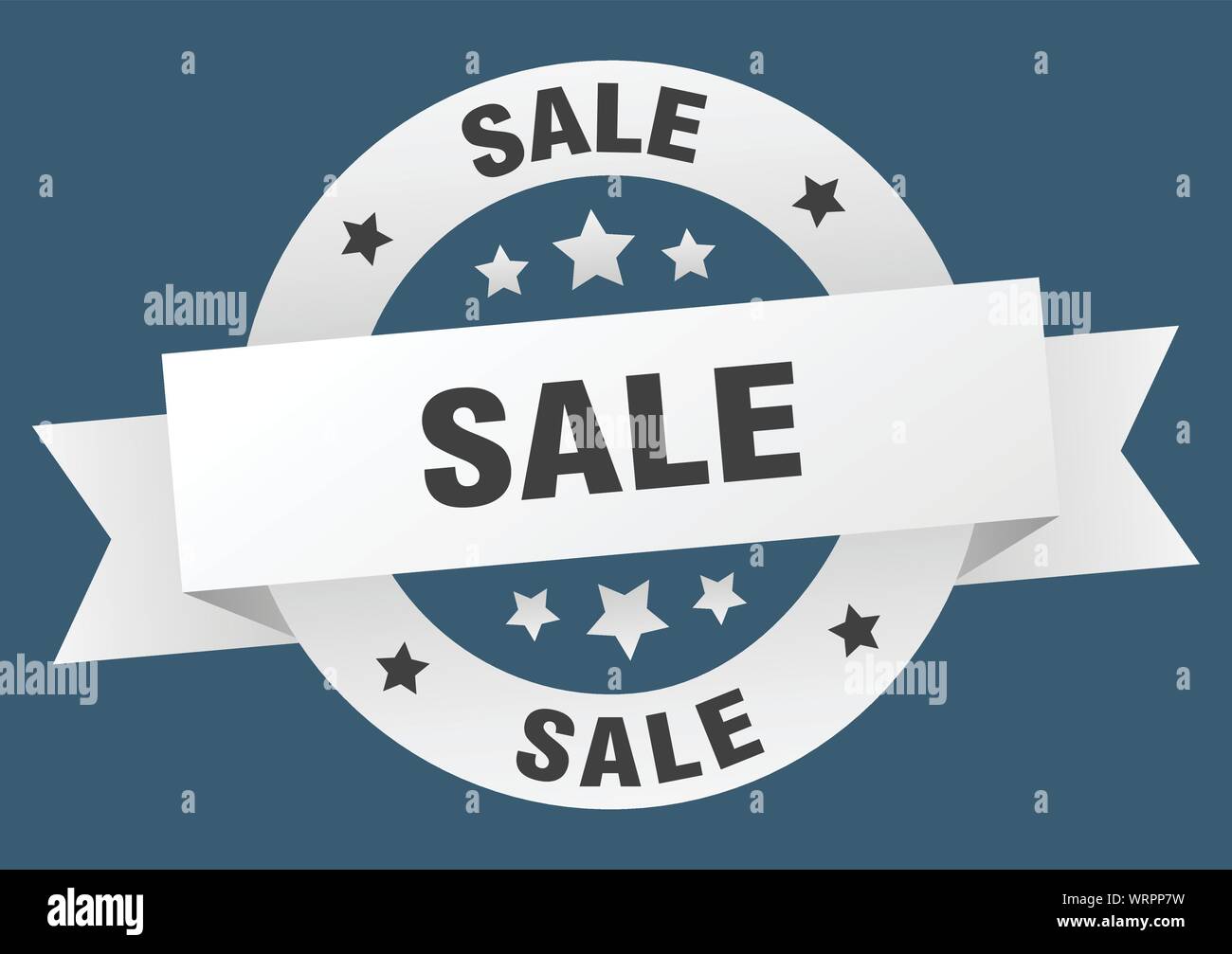 sale ribbon. sale round white sign. sale Stock Vector Image & Art - Alamy