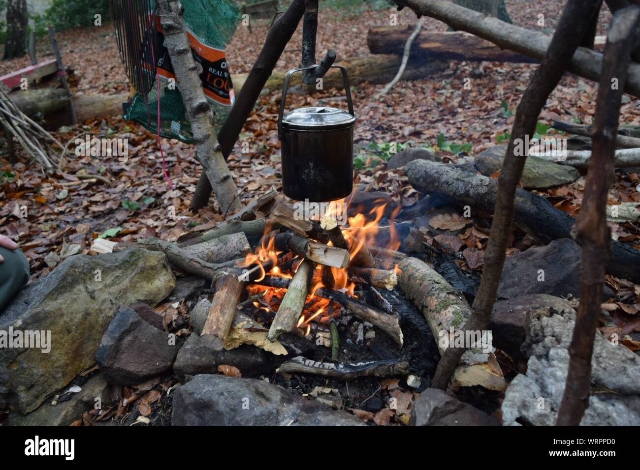 Campfire Log High Resolution Stock Photography and Images - Alamy