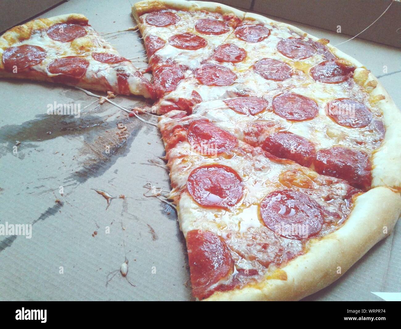 Close pepperoni hi-res stock photography and images - Alamy