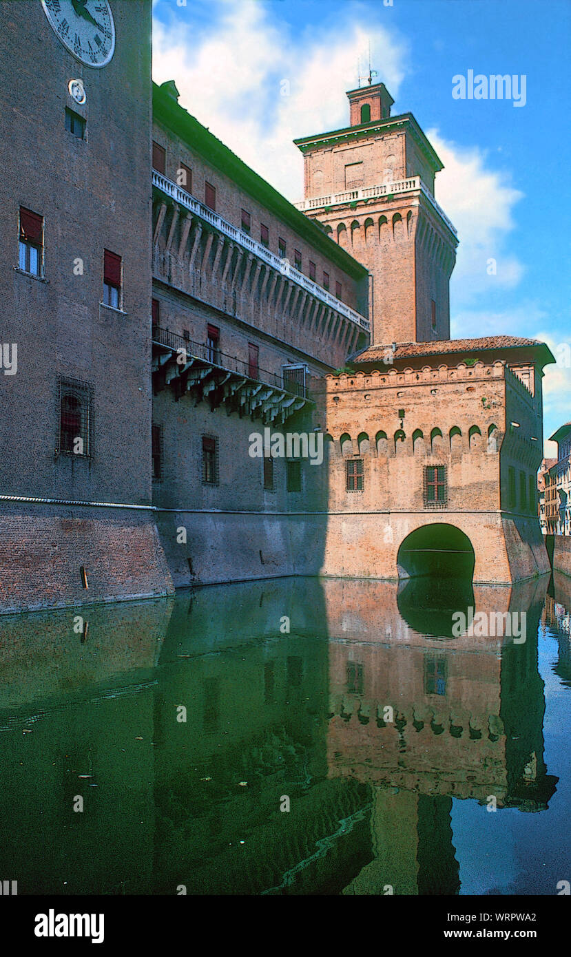 Ferrara.Castello Estense (‘Este castle’) or castello di San Michele ...