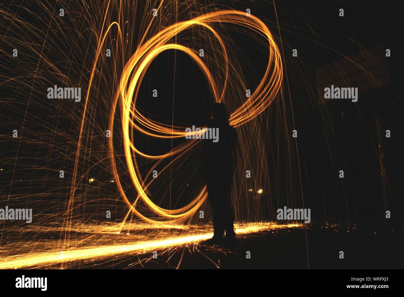 Light person silhouette hi-res stock photography and images - Alamy