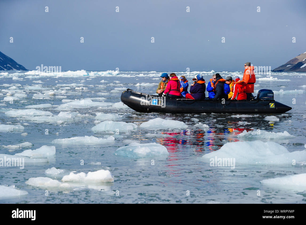 Tourists from the National Geographic Explorer cruise ship on ...