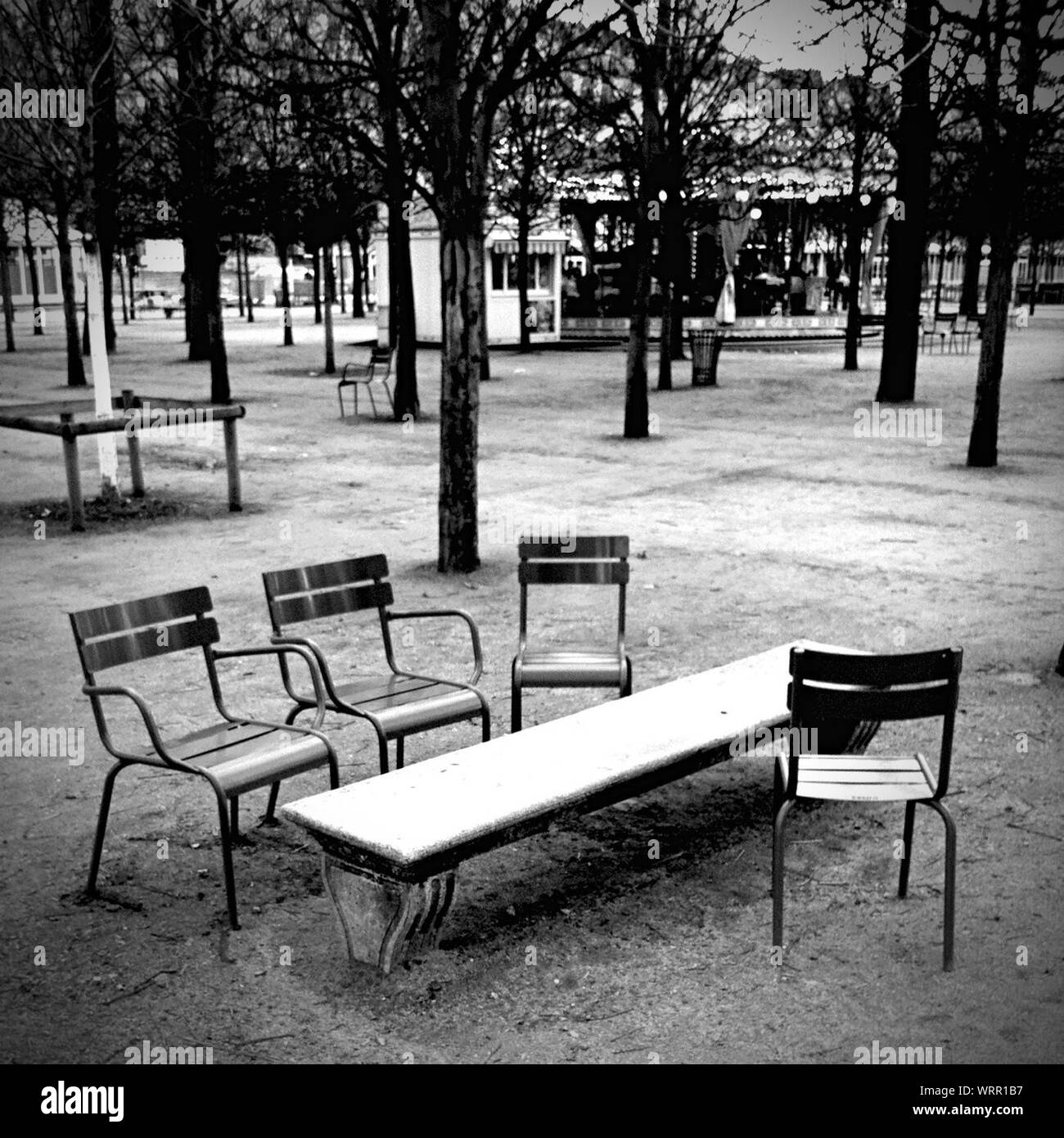 Bench chairs hi-res stock photography and images - Alamy
