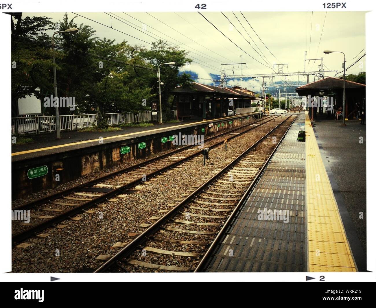 Empty rail platform Cut Out Stock Images & Pictures - Alamy