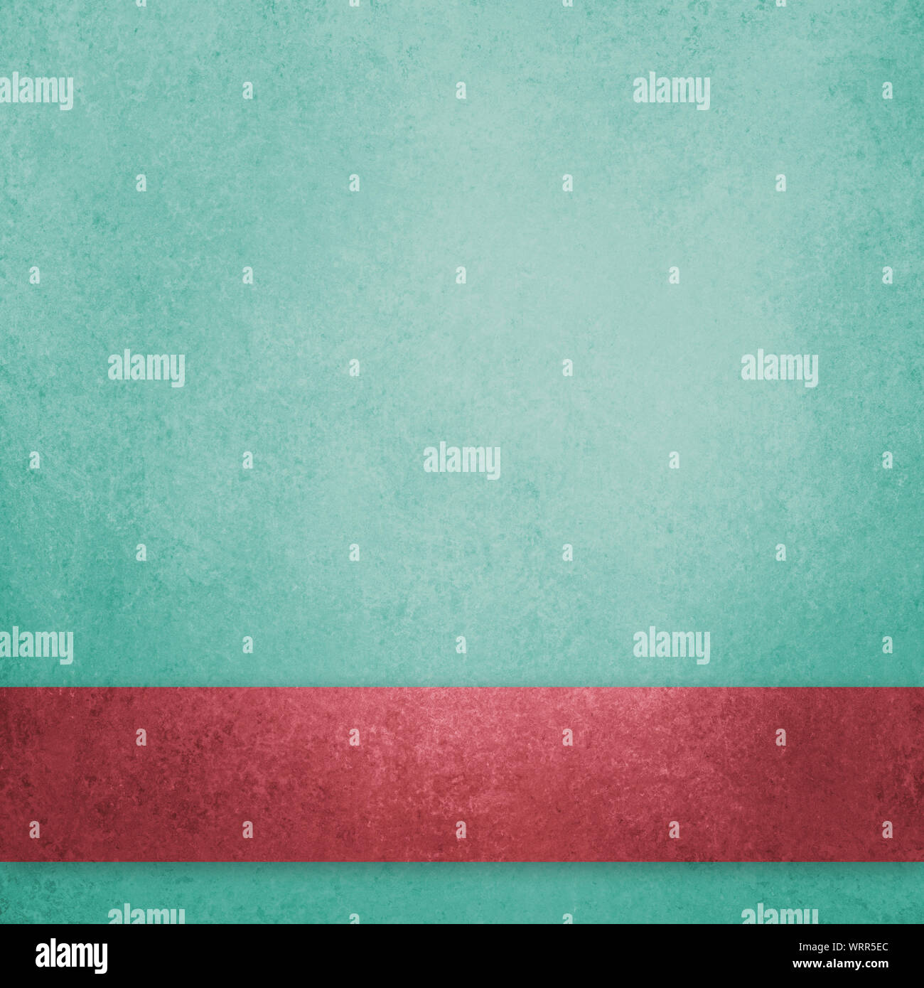 Blue green textured paper background illustration with elegant rich red ...