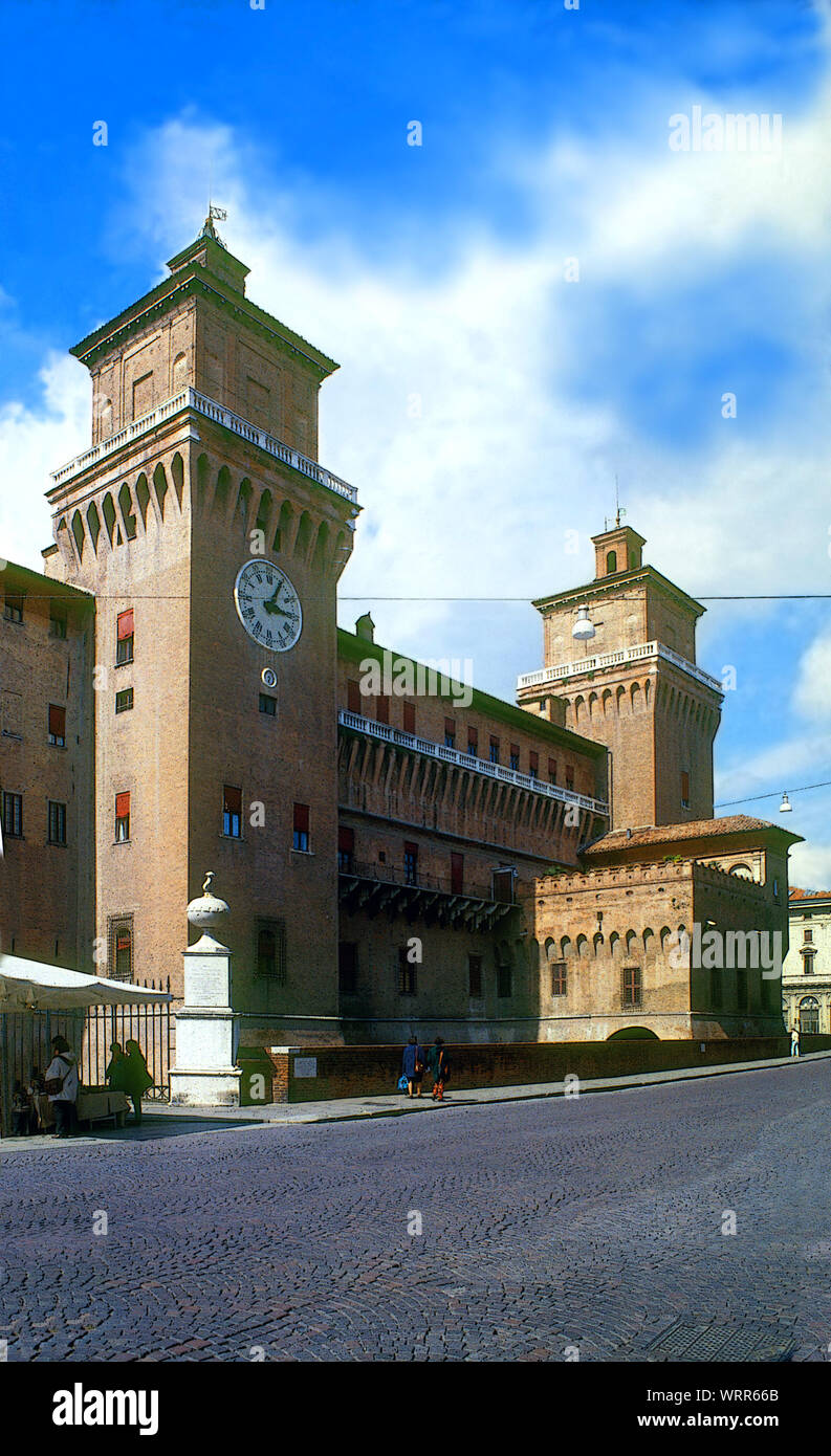 Ferrara.Castello Estense (‘Este castle’) or castello di San Michele ...