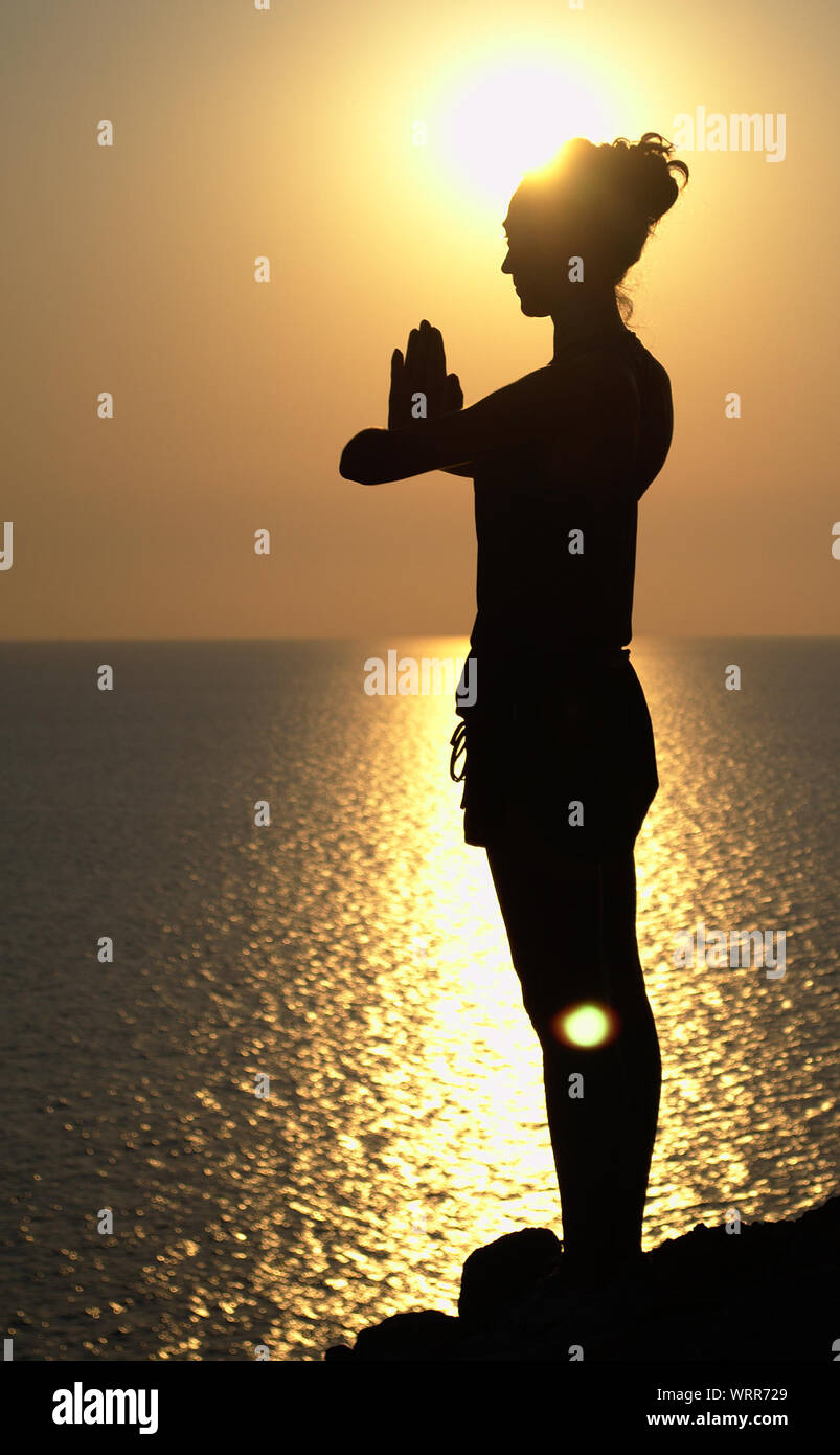 Salutation to sun hi-res stock photography and images - Alamy