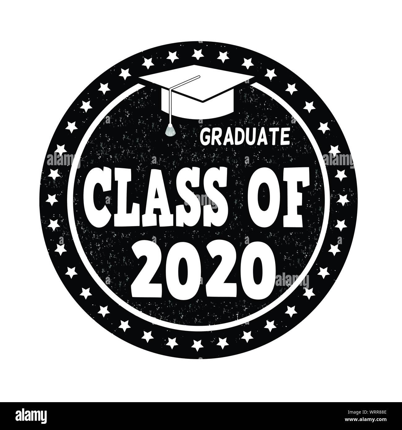 Class of 2020 grunge rubber stamp on white, vector illustration Stock ...
