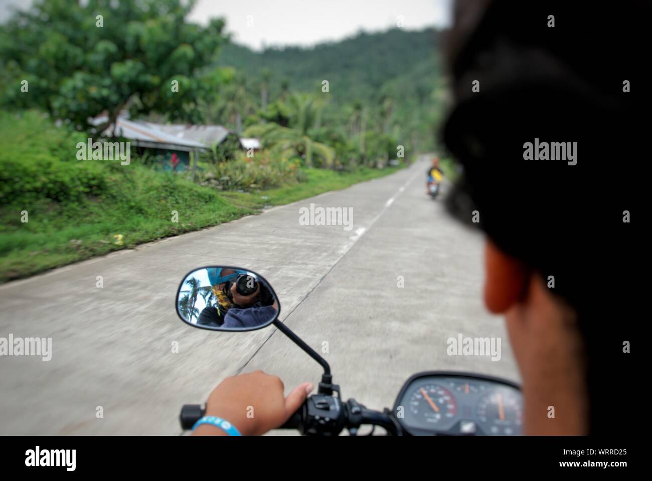 Rear mirror motorcycle hi-res stock photography and images - Alamy