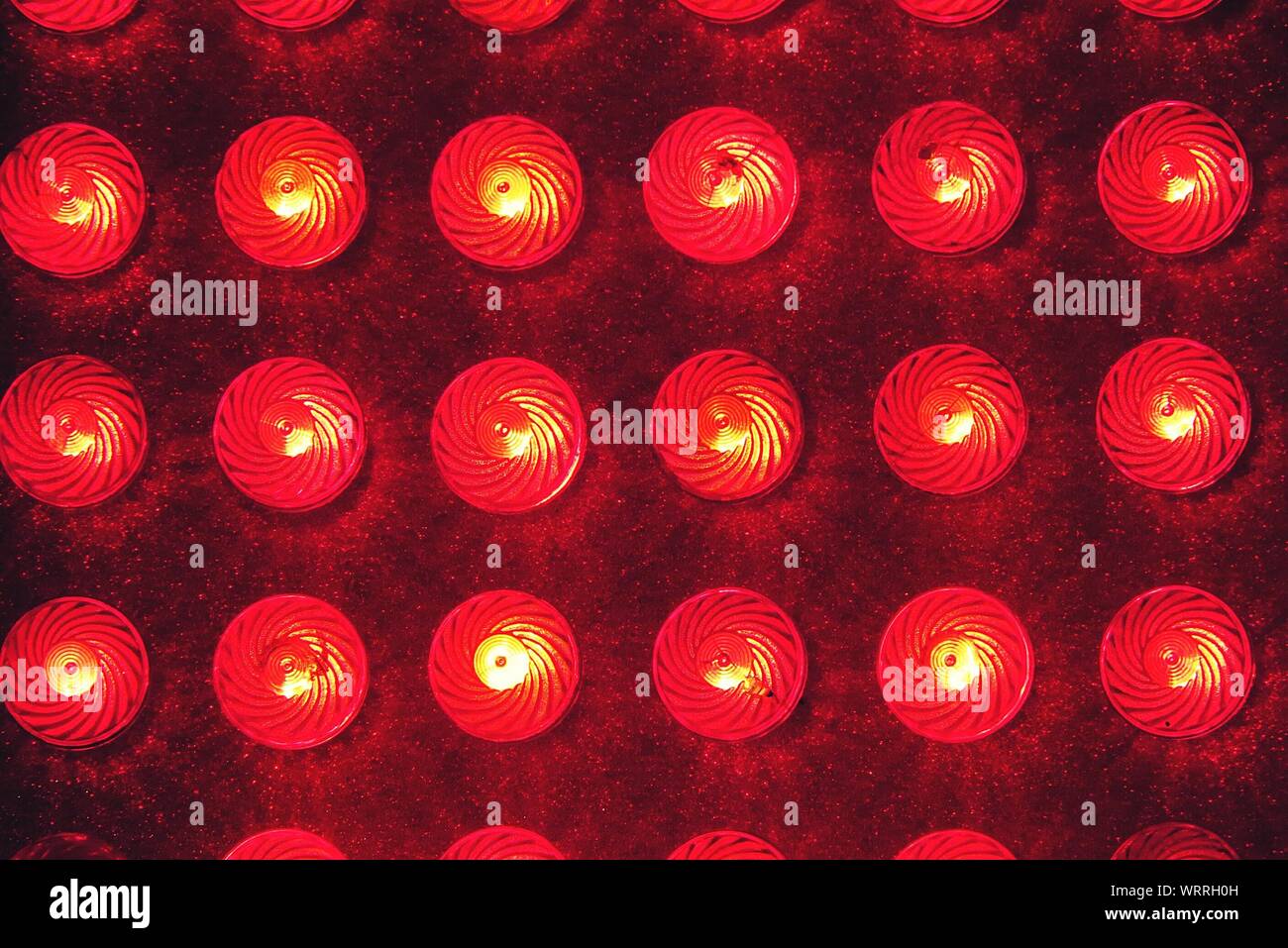 Red illuminated wall hi-res stock photography and images - Alamy