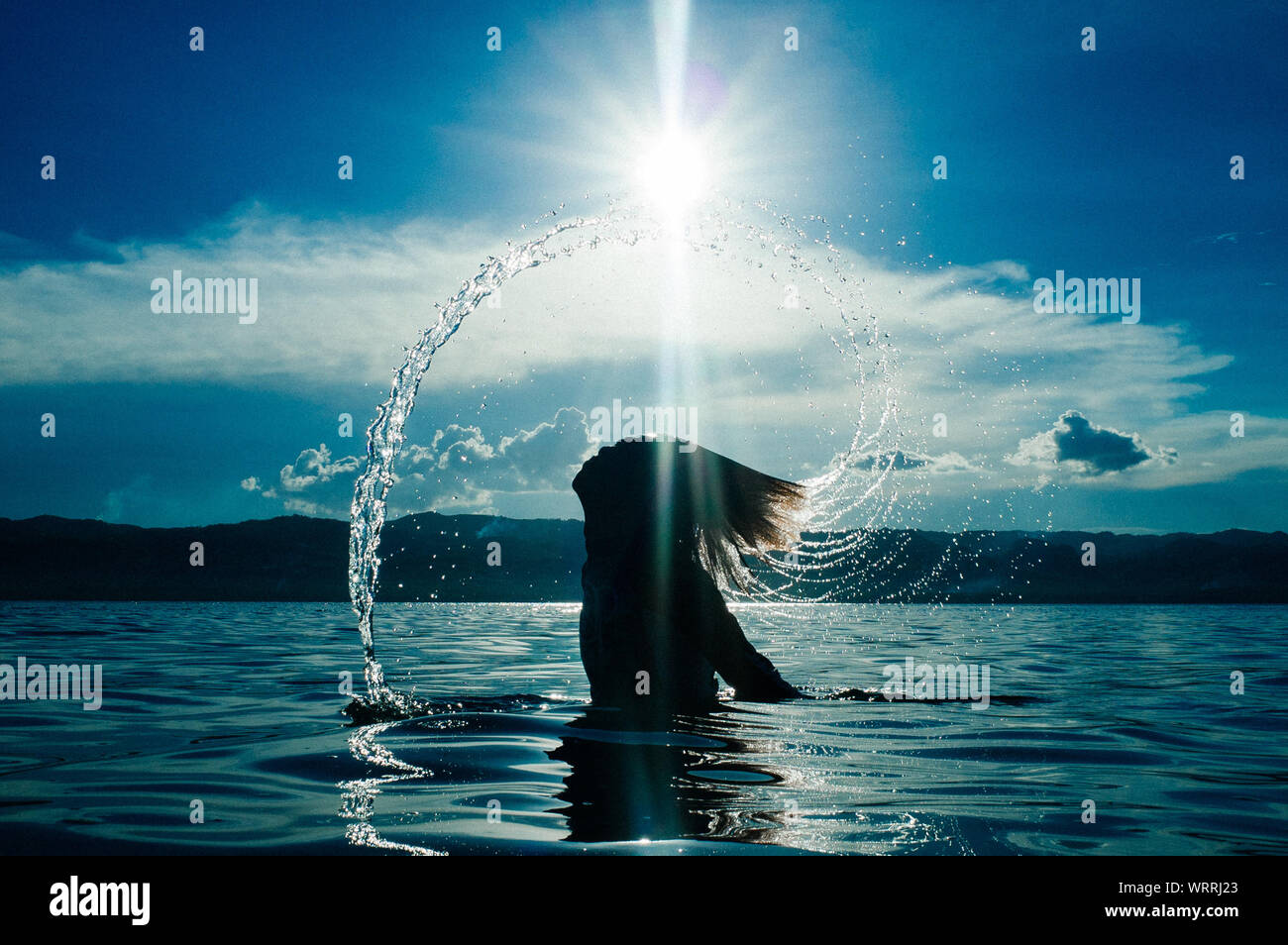 Bright blue hair man hi-res stock photography and images - Alamy