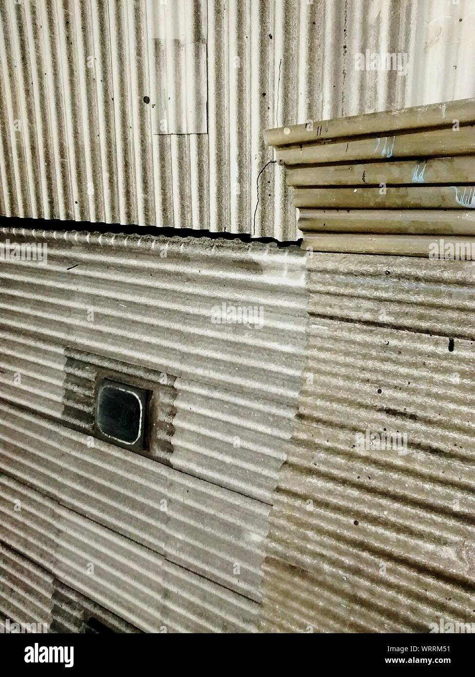 Corrugated Iron Wall High Resolution Stock Photography and Images - Alamy