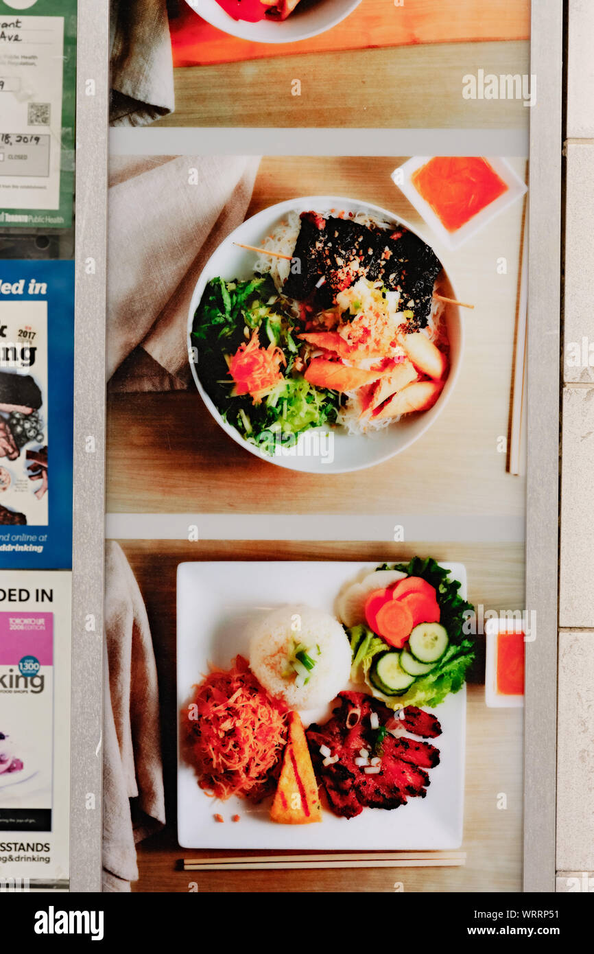 Chinese food posters Stock Photo - Alamy