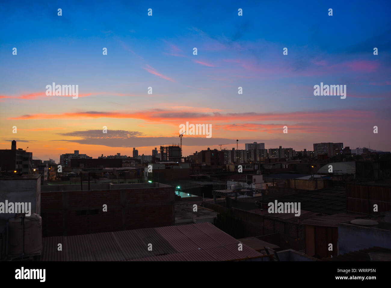 Lima skyline colors hi-res stock photography and images - Alamy